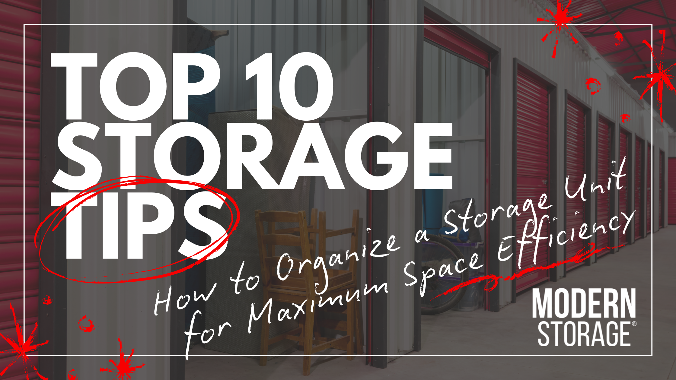 HOW TO ORGANIZE A STORAGE UNIT FOR MAXIMUM SPACE EFFICIENCY | Modern ...