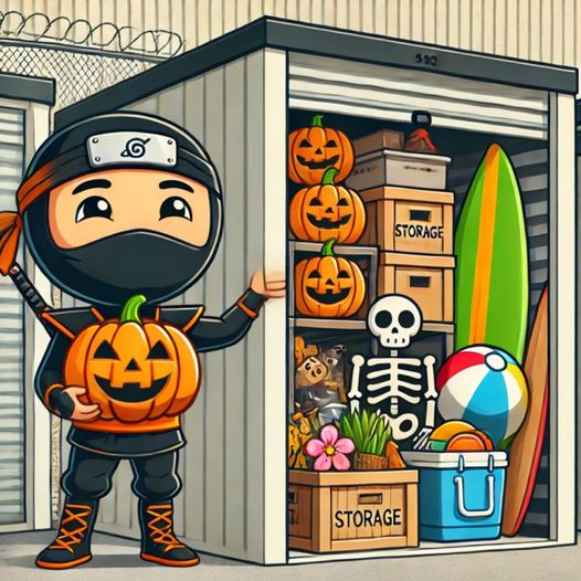 Clear the Yard for Halloween: Storage Ninja Tips | Storage Ninjas