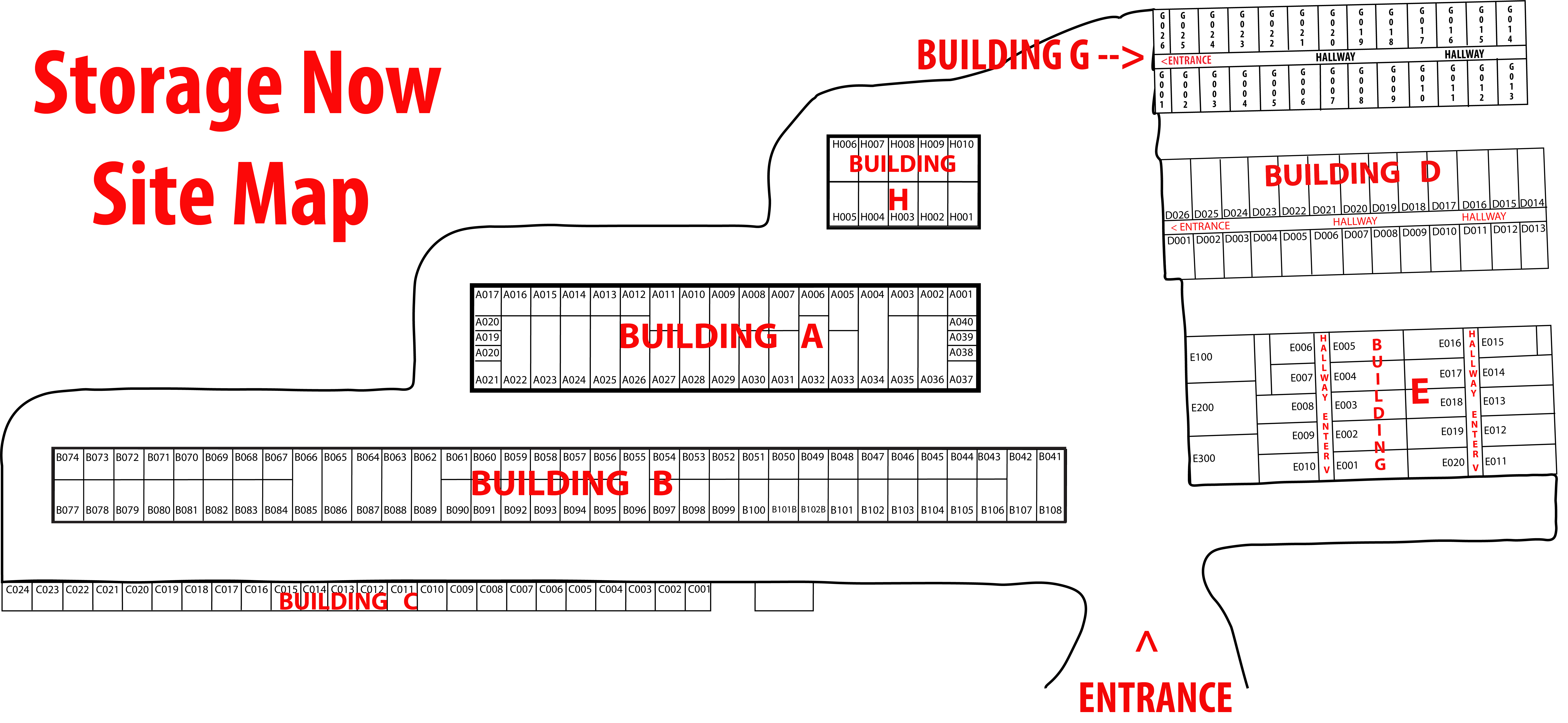 Storage Now Site Map | Storage Now