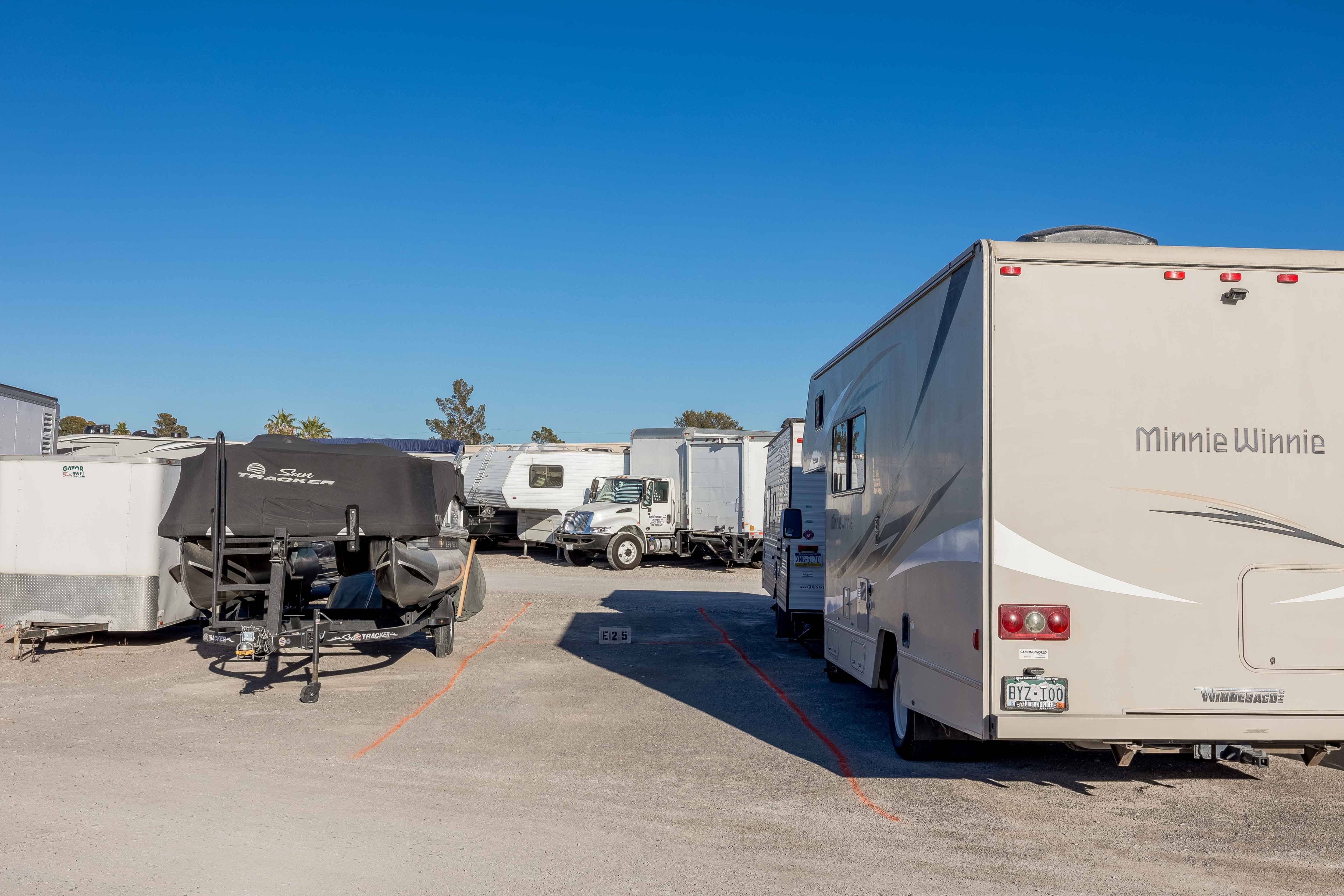 RV & Boat Storage in Las Vegas, NV | Maximum RV Storage, Lake Mead