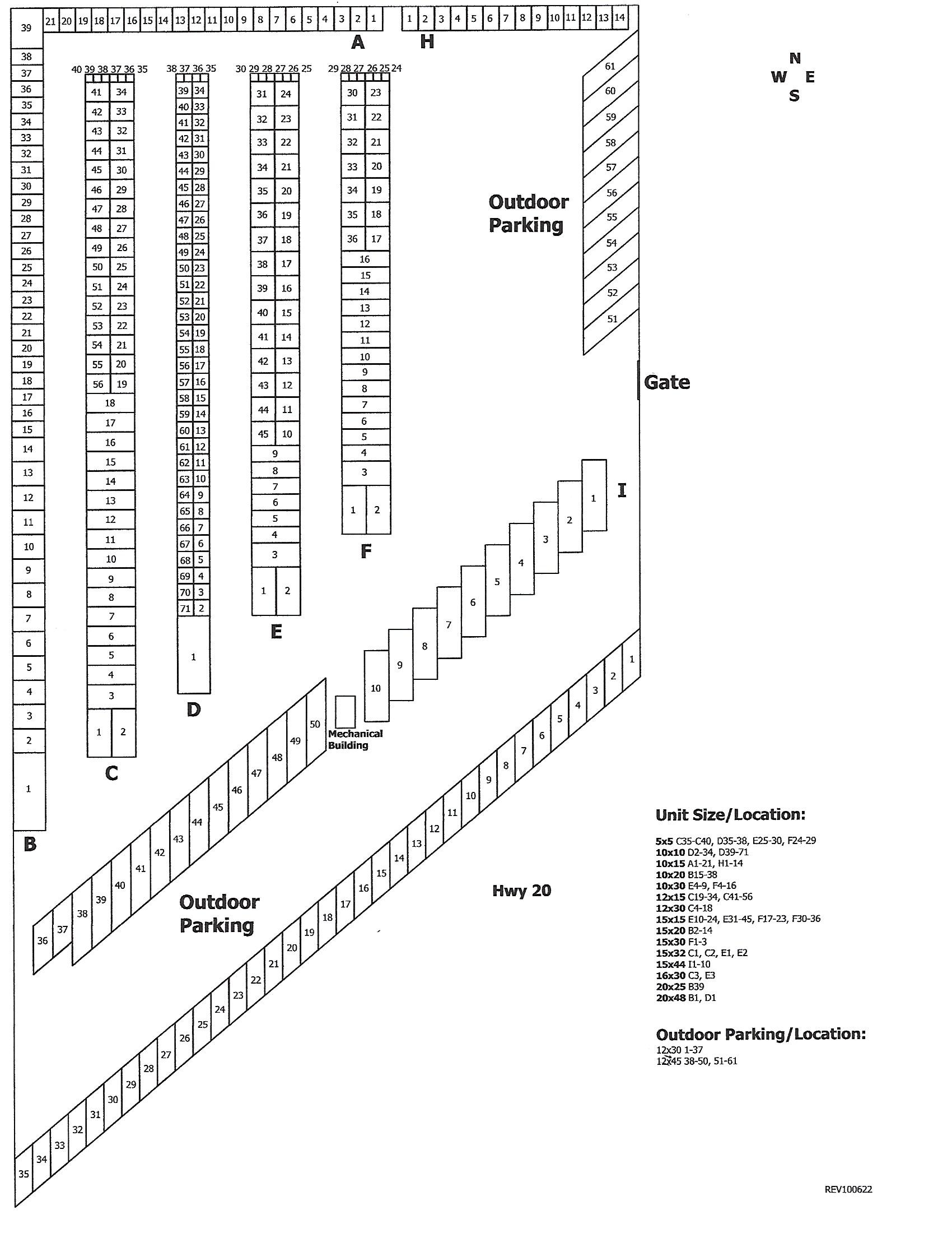 Facility Map | Stuff It Storage