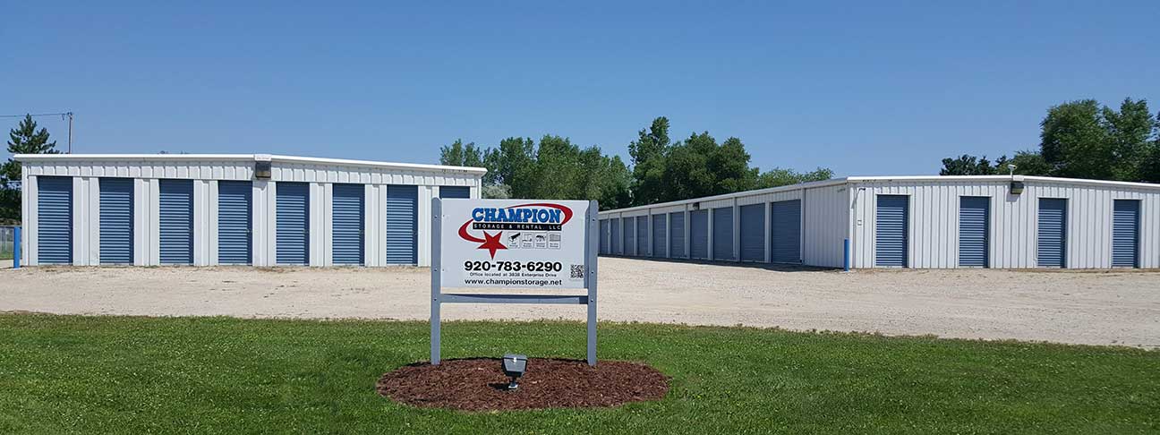 Your Trusted Self-Storage Solution in Sheboygan, WI | Champion Storage