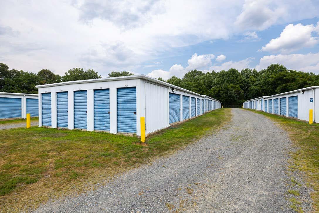 Fenced & Lighted Facility with Drive-Up Units and Tractor Trailer ...