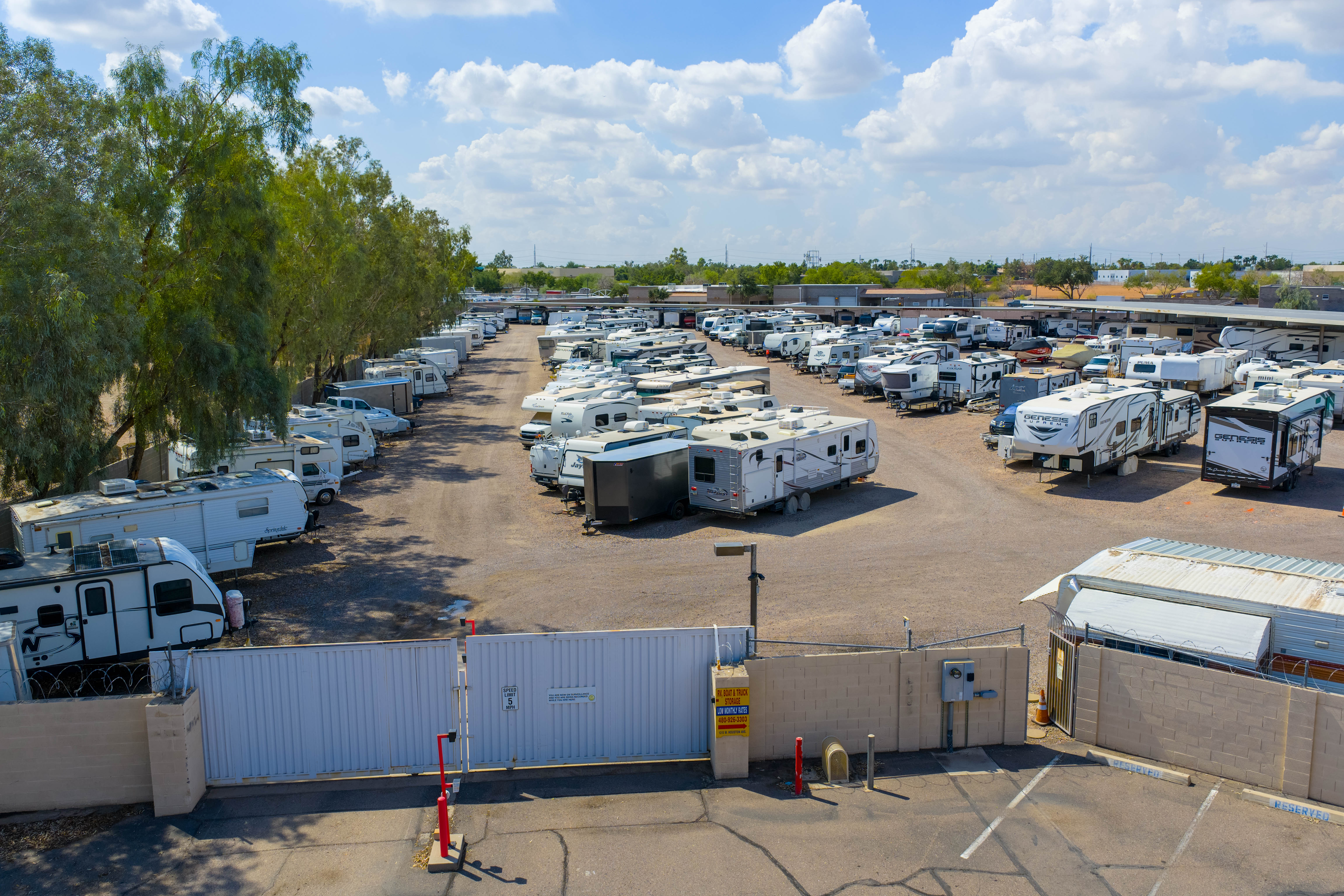 Boat & RV Storage in Gilbert, AZ | Gilbert RV Storage Corral