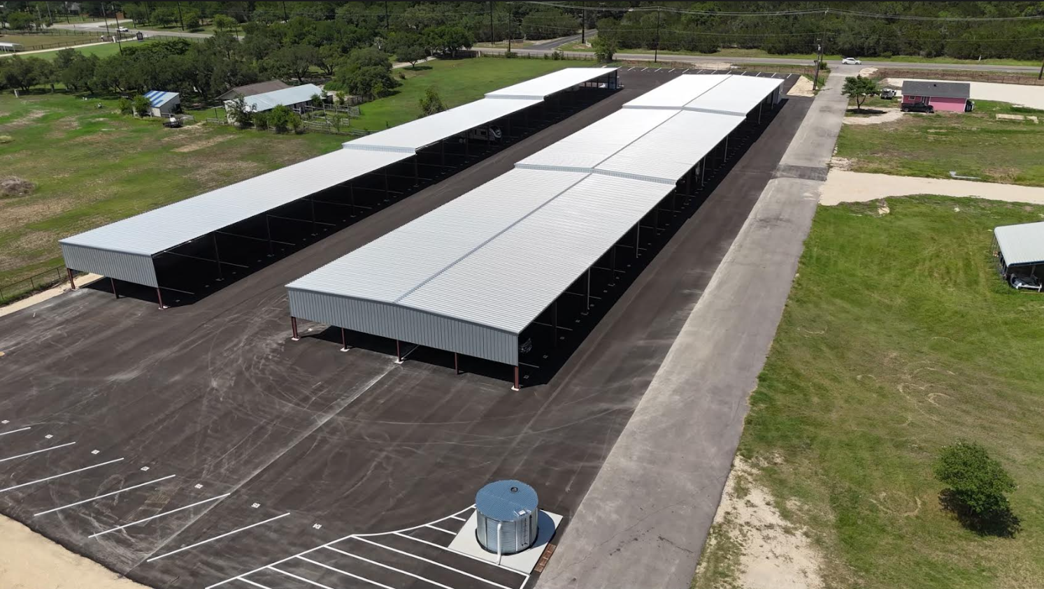 Pink Haus Storage: Outdoor Parking in Bulverde, TX | Pink Haus Storage