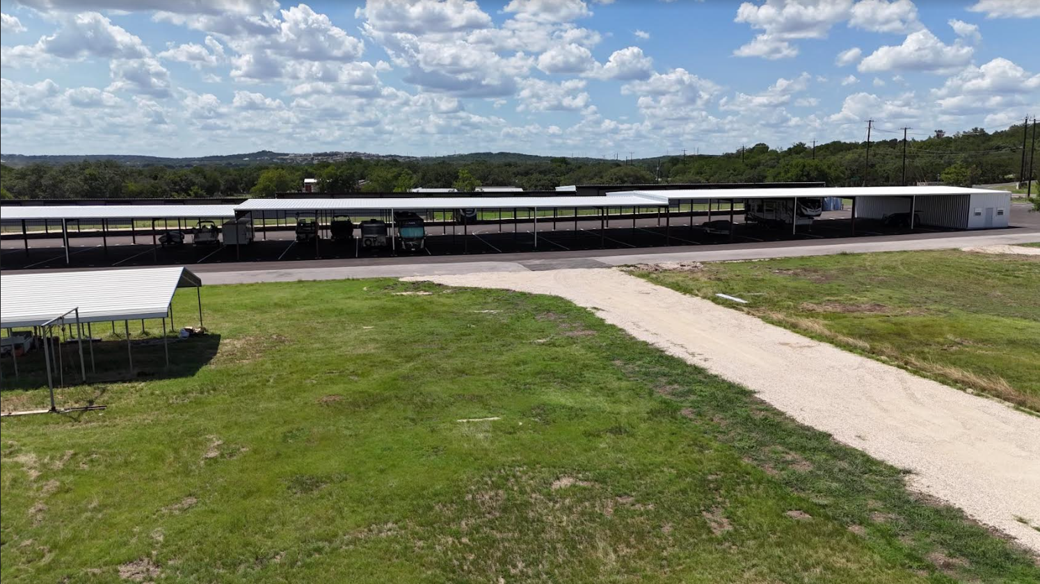 Pink Haus Storage: Outdoor Parking in Bulverde, TX | Pink Haus Storage