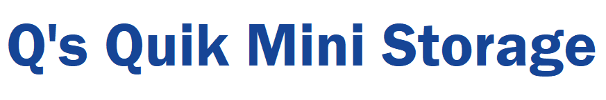 Pay Online | Q’s Quik Mini Storage